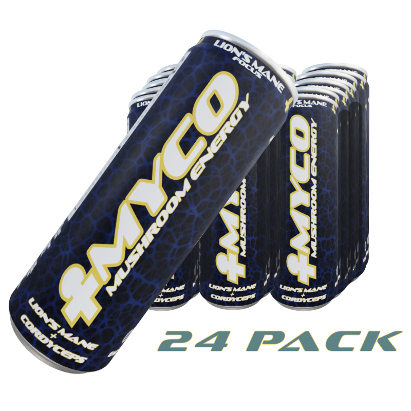 Home / Myco Mushroom Energy (24 Pack) Lion's Mane and Cordyceps Energy ...