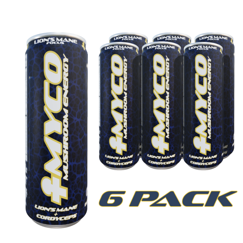 Home / Myco Mushroom Energy (6 Pack) Lion's Mane and Cordyceps Energy Drink